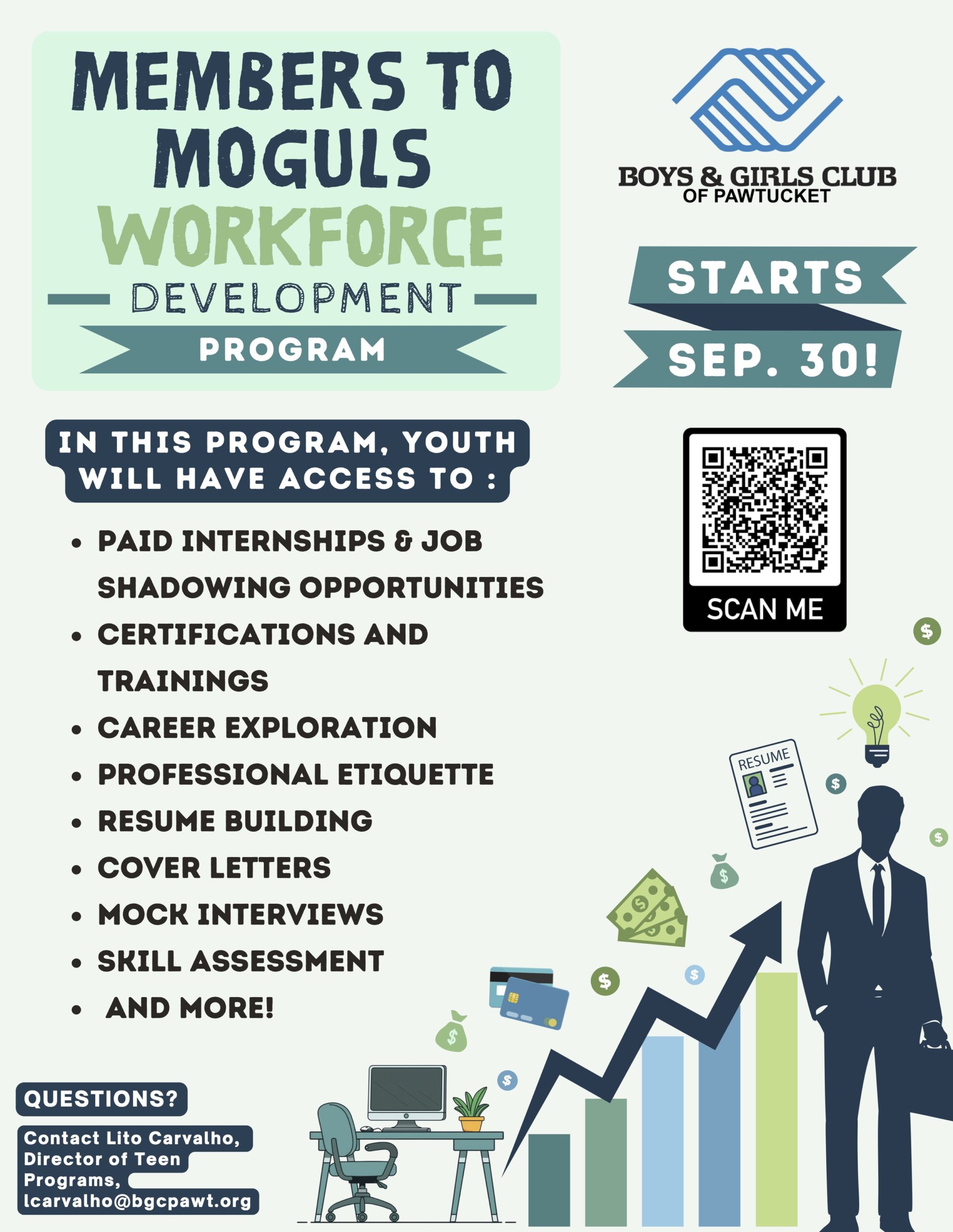 MEMBERS TO MOGULS WORKFORCE DEVELOPMENT PROGRAM – Shea Senior High School