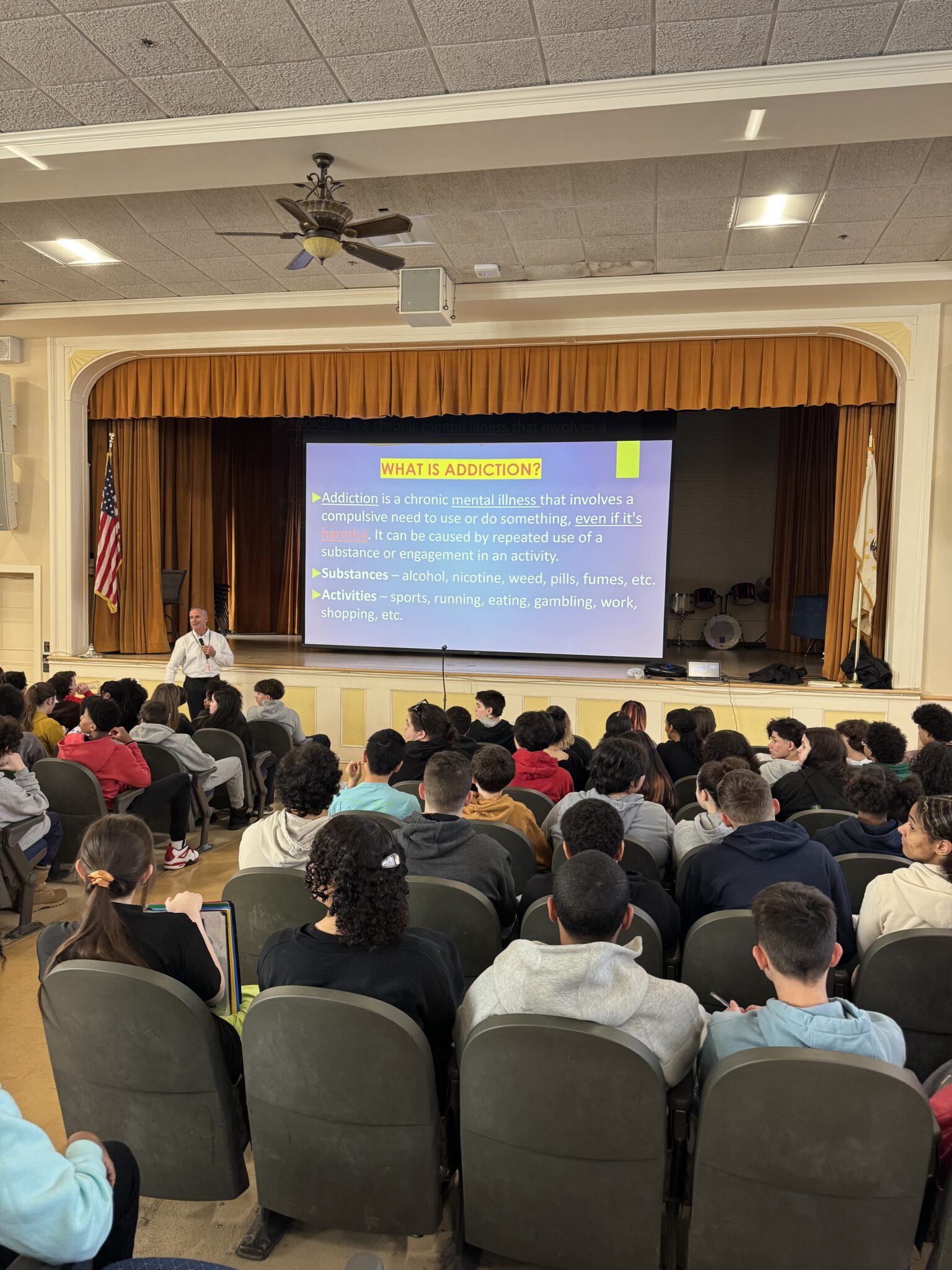 U.S. Department of Justice Anti-Vaping Presentation at Goff Middle ...