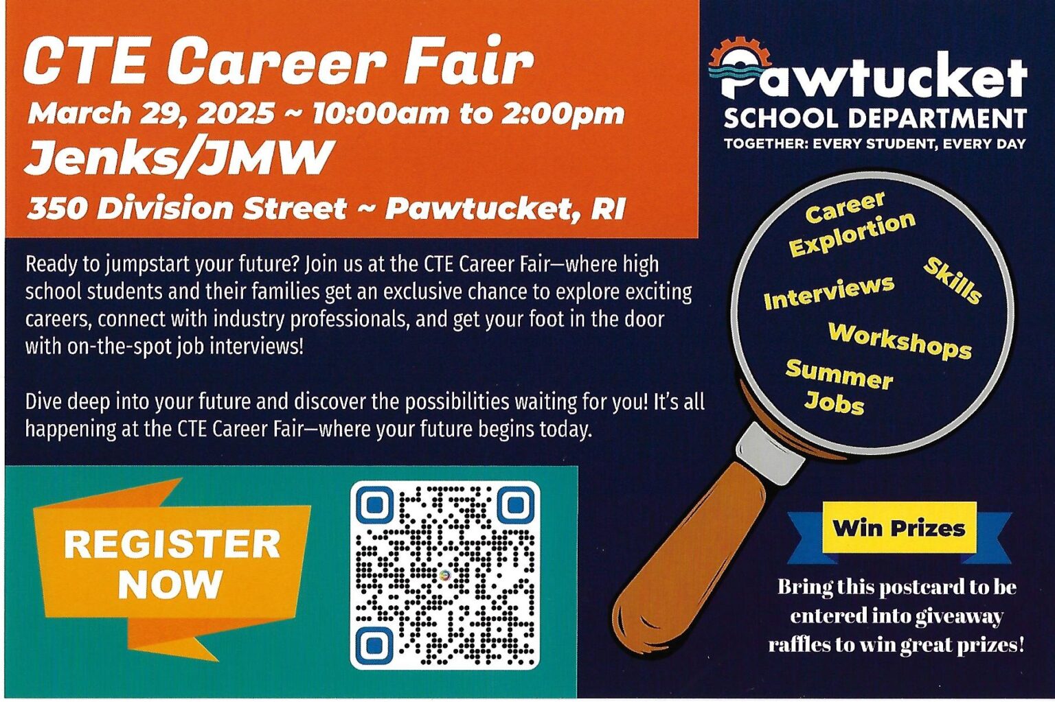 CTE Career Fair – March 29th, 2025 – Pawtucket School Department