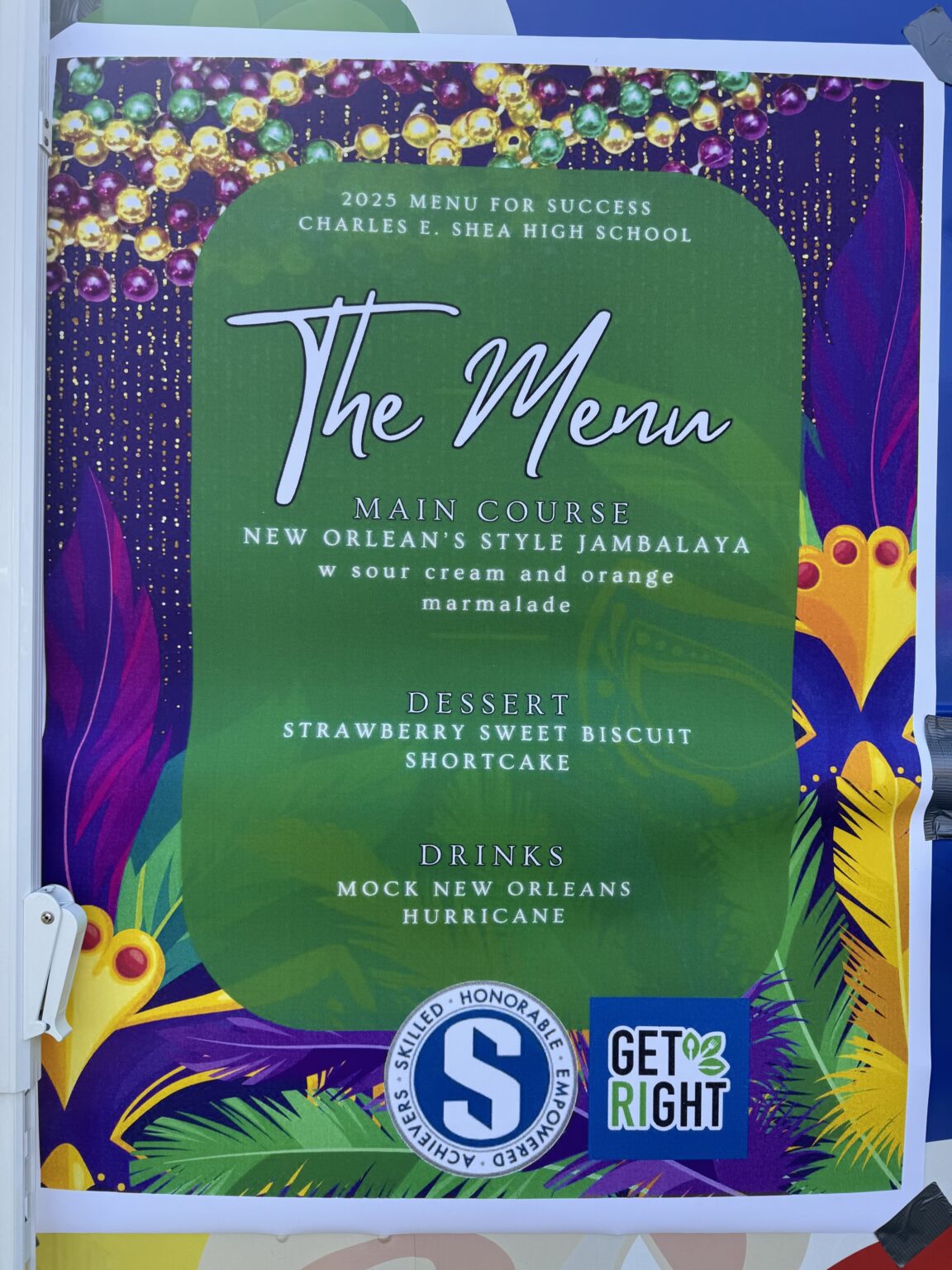 Menu for Success School Food Truck Competition – Pawtucket School ...