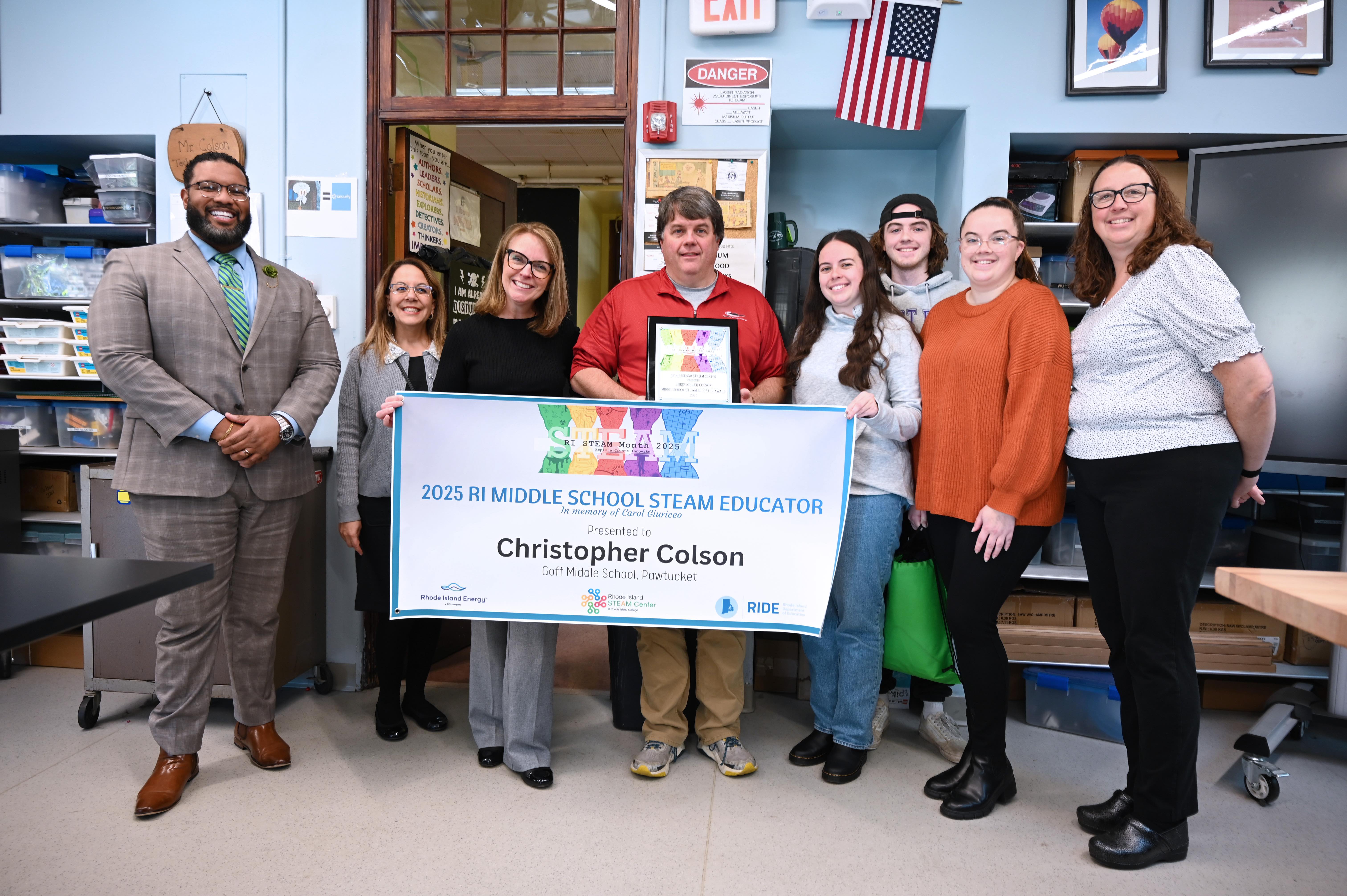 2025 Rhode Island Middle School STEAM Educator of the Year! – Lyman B ...